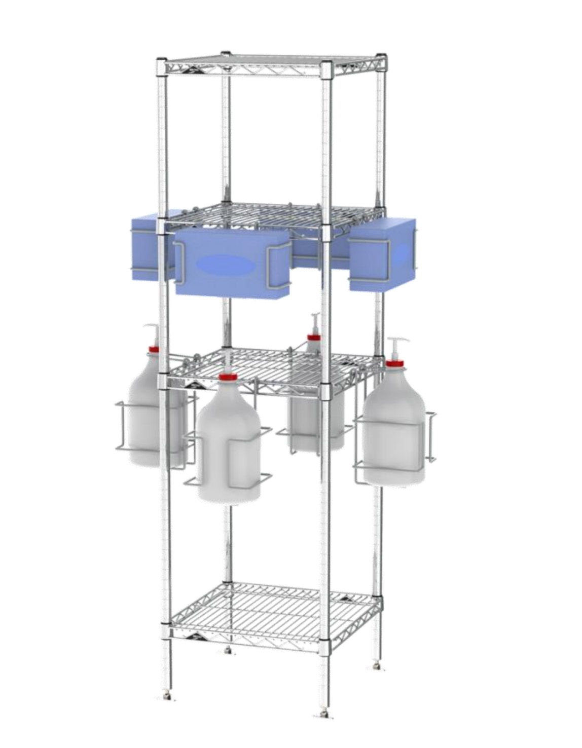 Flexible Metro PPE Tree - Sanitizer Station | Acuity Process